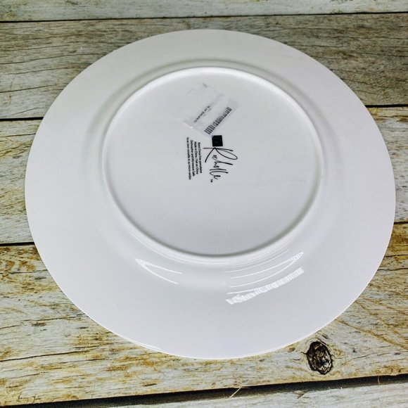 La Rochelle | Dining | La Rochelle L2r4 White Embossed Beaded Bone ...